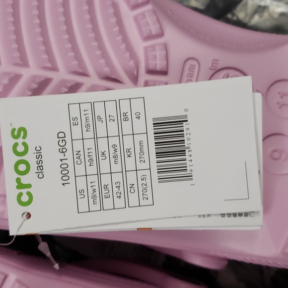 CROCS | Shoes | Ballerina Pink Crocs Classic Crocs Womens Size 1mens ...